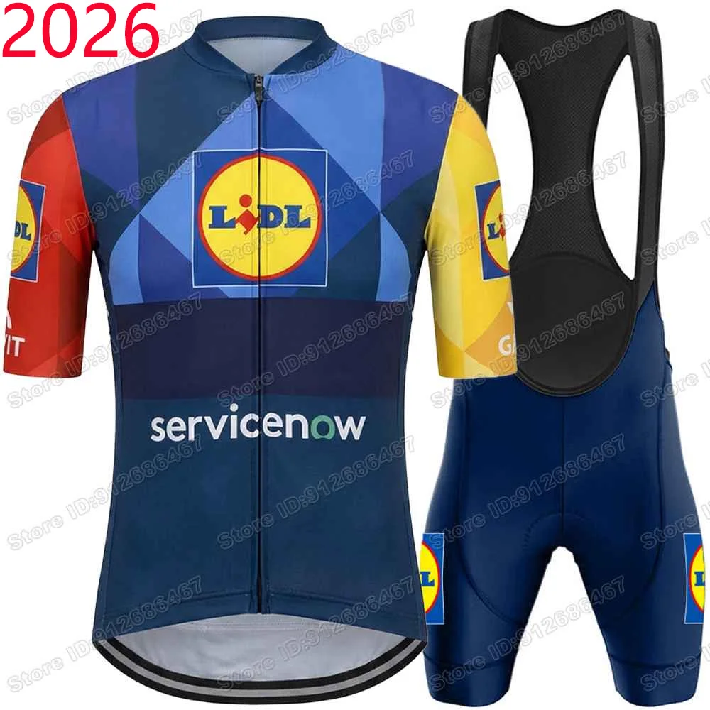 2026 Team Lidl Cycling Jersey Set Mads Pedersen Cycling Clothing Italy ...
