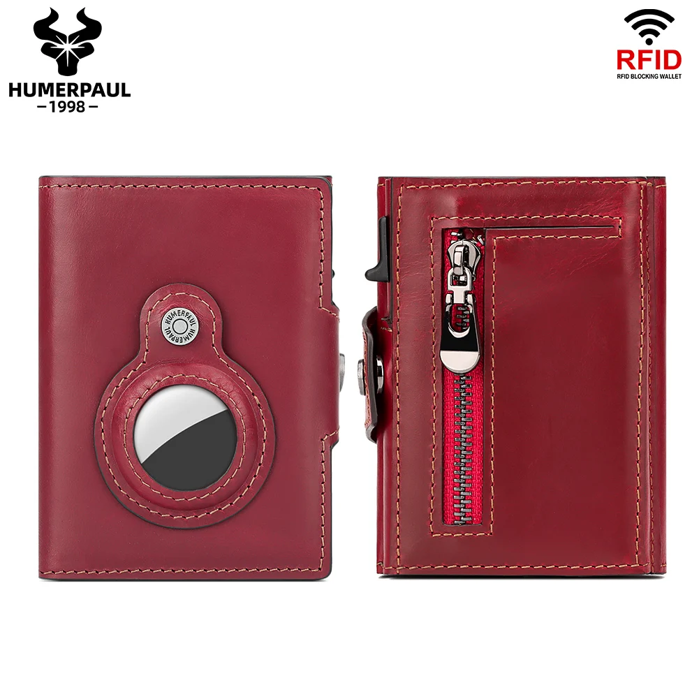 RFID-Anti-scan-Credit-Card-Holder-Wallet-for-Apple-Airtag-Leather ...