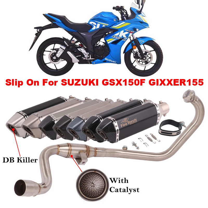 For-SUZUKI-GSX150F-GIXXER155-GIXXER-155-SF155-Motorcycle-Exhaust-Escape ...