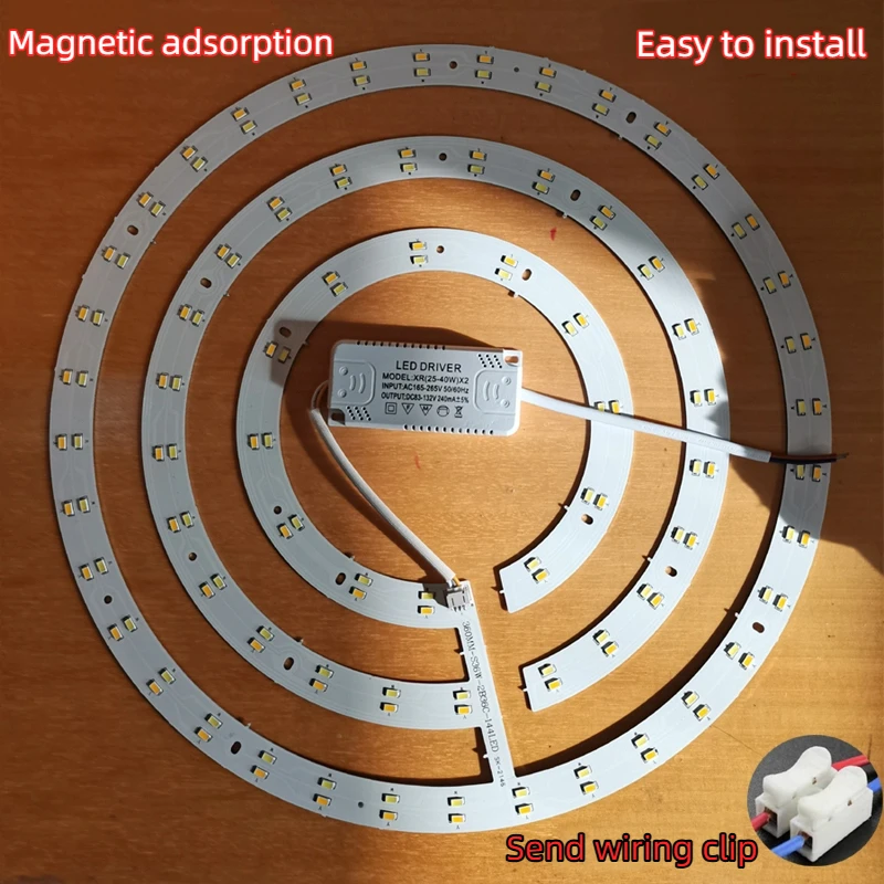 LED Fan Light Source Ceiling Fan Replacement Wick Circular Light Board ...