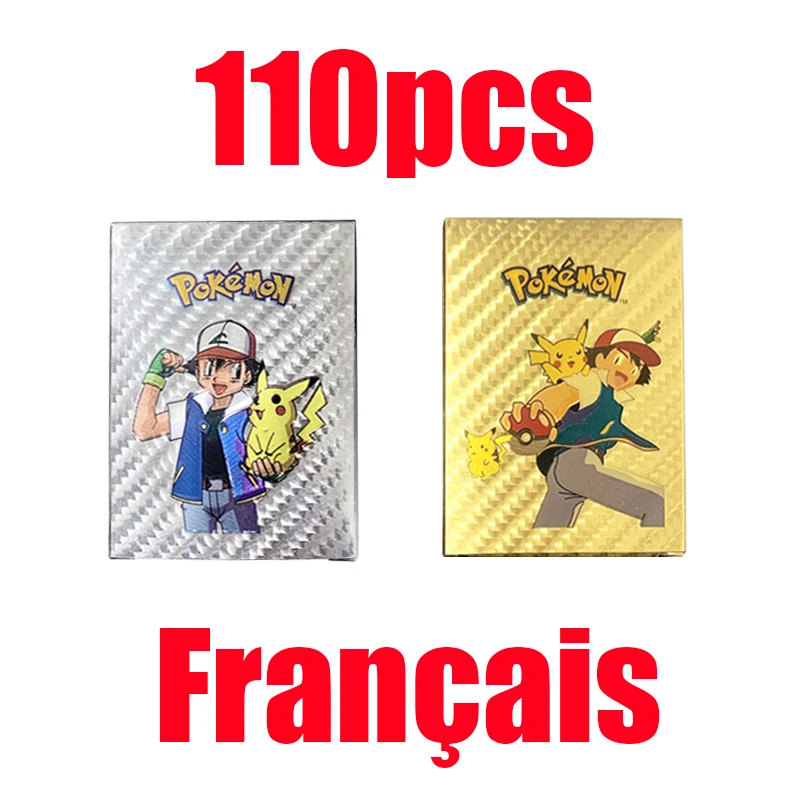 110pcs Cards Vmax GX Charizard Pikachu Rare Collection Battle Trainer ...