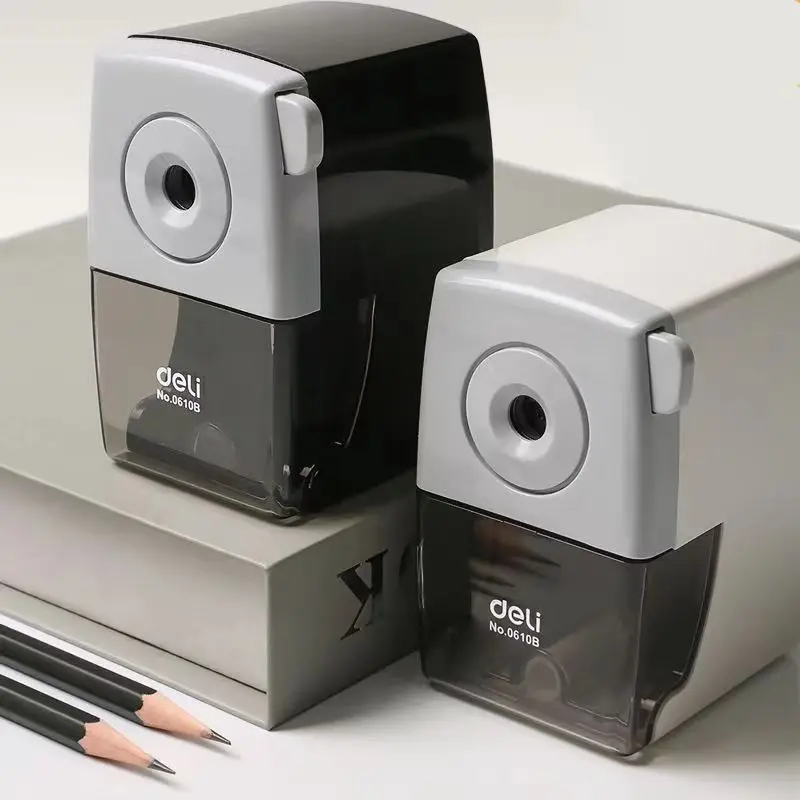 Deli Rotary Pencil Sharpener Pencil Cutter Office School Sharpener ...