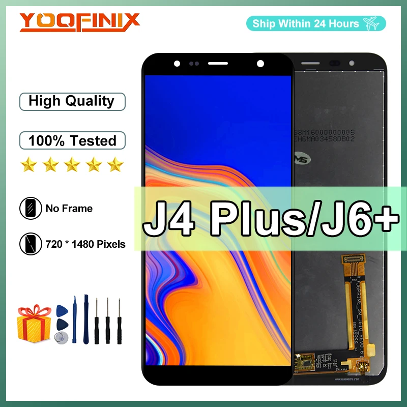 Original Para Samsung Galaxy J6 + J610 Display LCD Touch Screen ...
