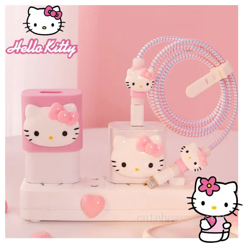 Hello-Kitty-Silicone-Charging-Cable-Winder-Protective-Case-for-Apple ...