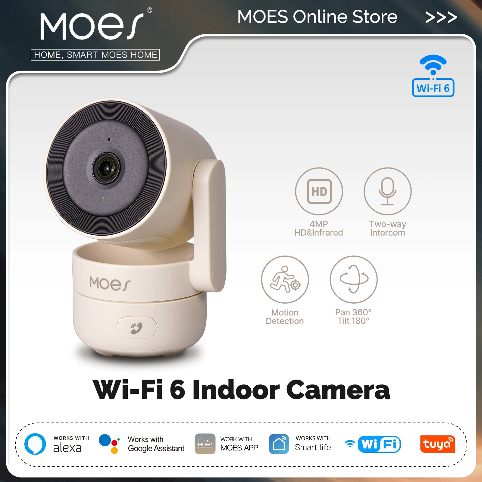 MOES-Tuya-Wi-Fi-6-Smart-Indoor-4MP-HD-Security-Pan-Tilt-Camera-Motion ...