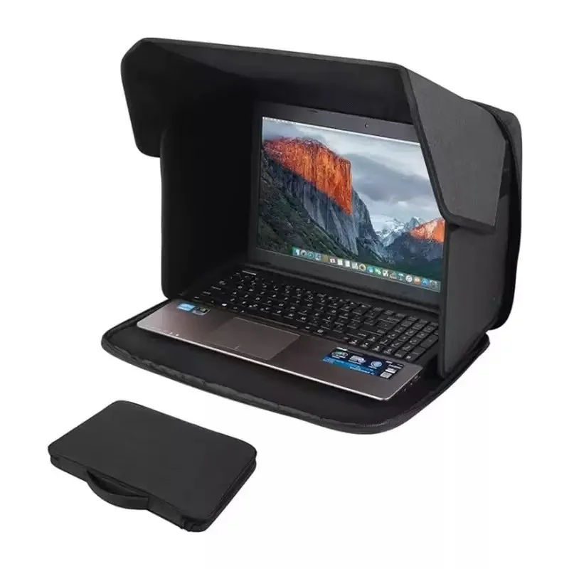 Foldable Portable Laptop Sunshade Cover Privacy Protective Case Outdoor ...