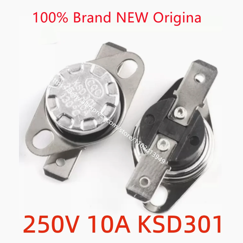 3pcs/lot 180 degree 250V10A temperature controller KSD301 ...