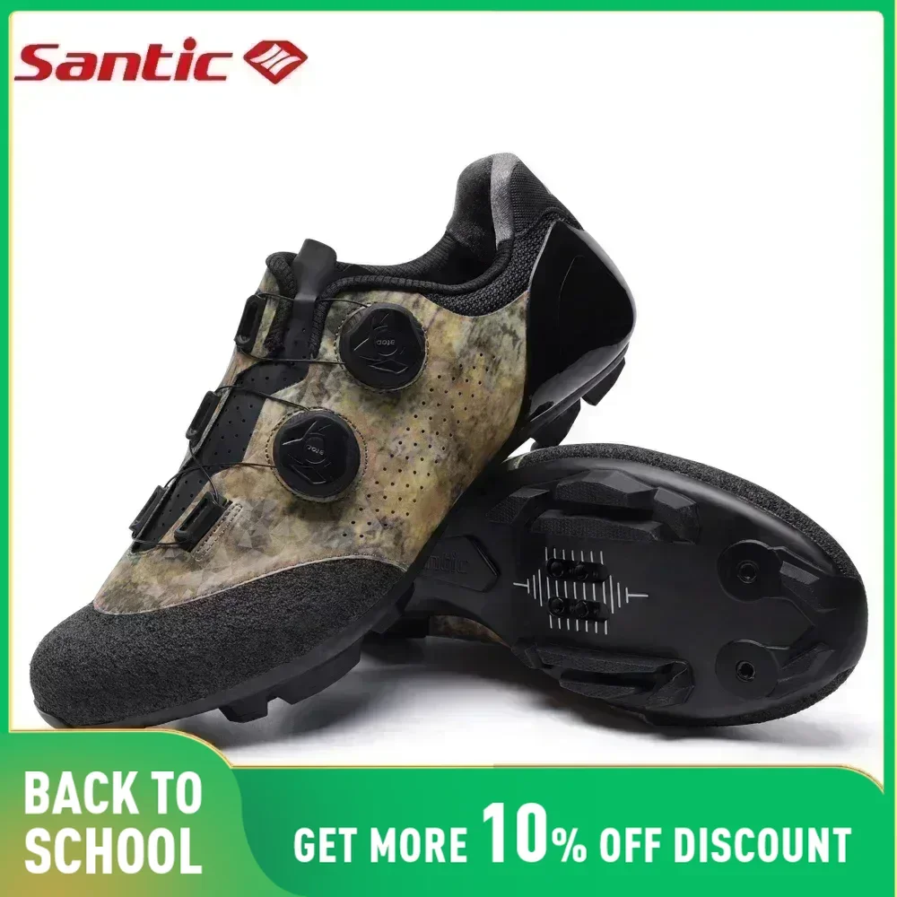 Santic-MTB-Cycling-Shoes-Men-Carbon-Fiber-Sole-Wear-Resistant ...