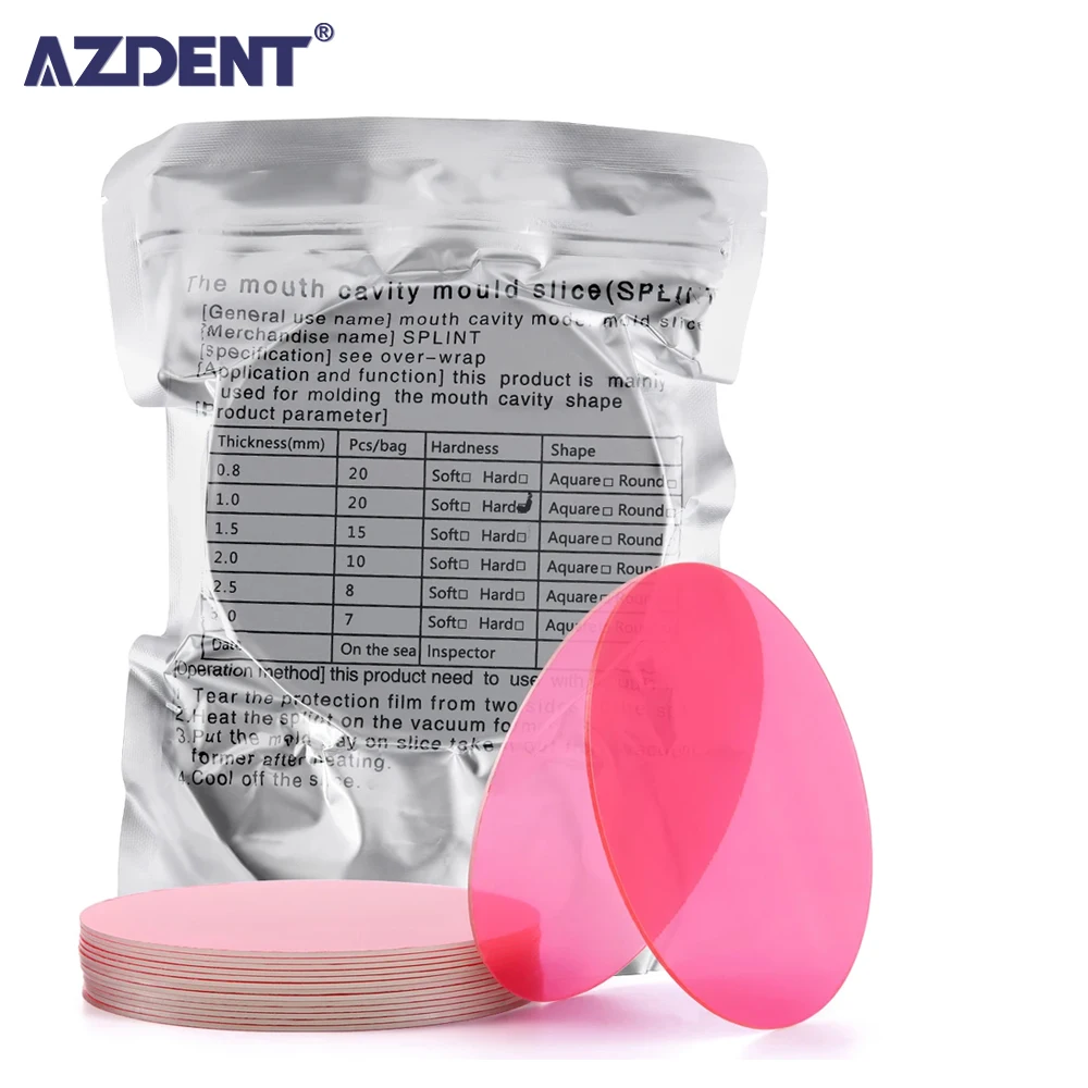 10-15-20-Pcs-AZDENT-Dental-Orthodontic-Splint-Retainer-Vacuum-Forming ...