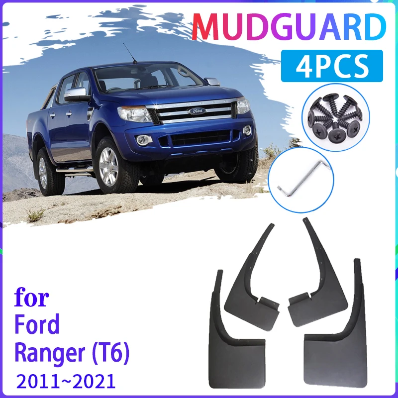 4-PCS-Car-Mud-Flaps-for-Ford-Ranger-T6-2011-2021-2012-2013-2020-2021 ...