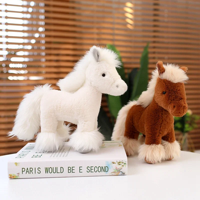 New-Real-Life-Horse-Plush-Dolls-Stuffed-Animal-High-Quality-Super ...