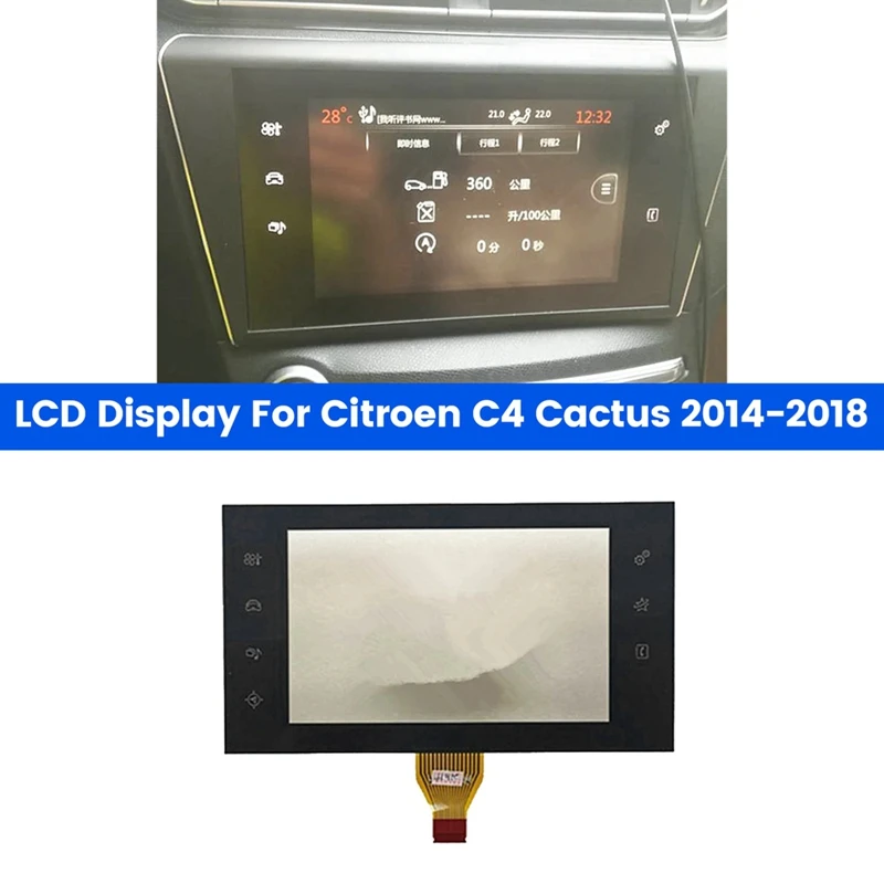 Car-Monitor-Touch-Screen-LCD-Display-For-Citroen-C4-Cactus-2014-2018 ...