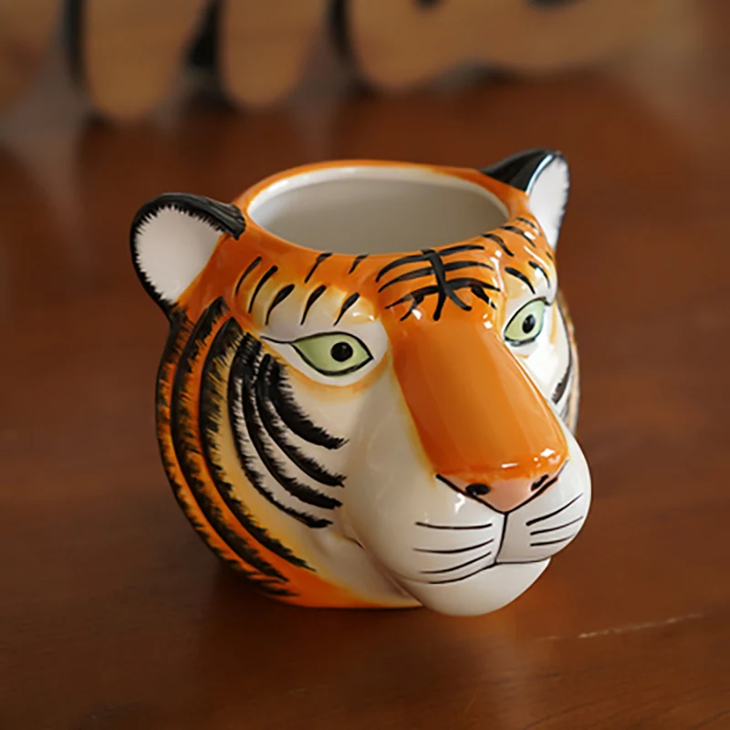 2022-Tiger-Shaped-Ceramic-Vase-Creative-Vases-Living-Room-Decoration ...