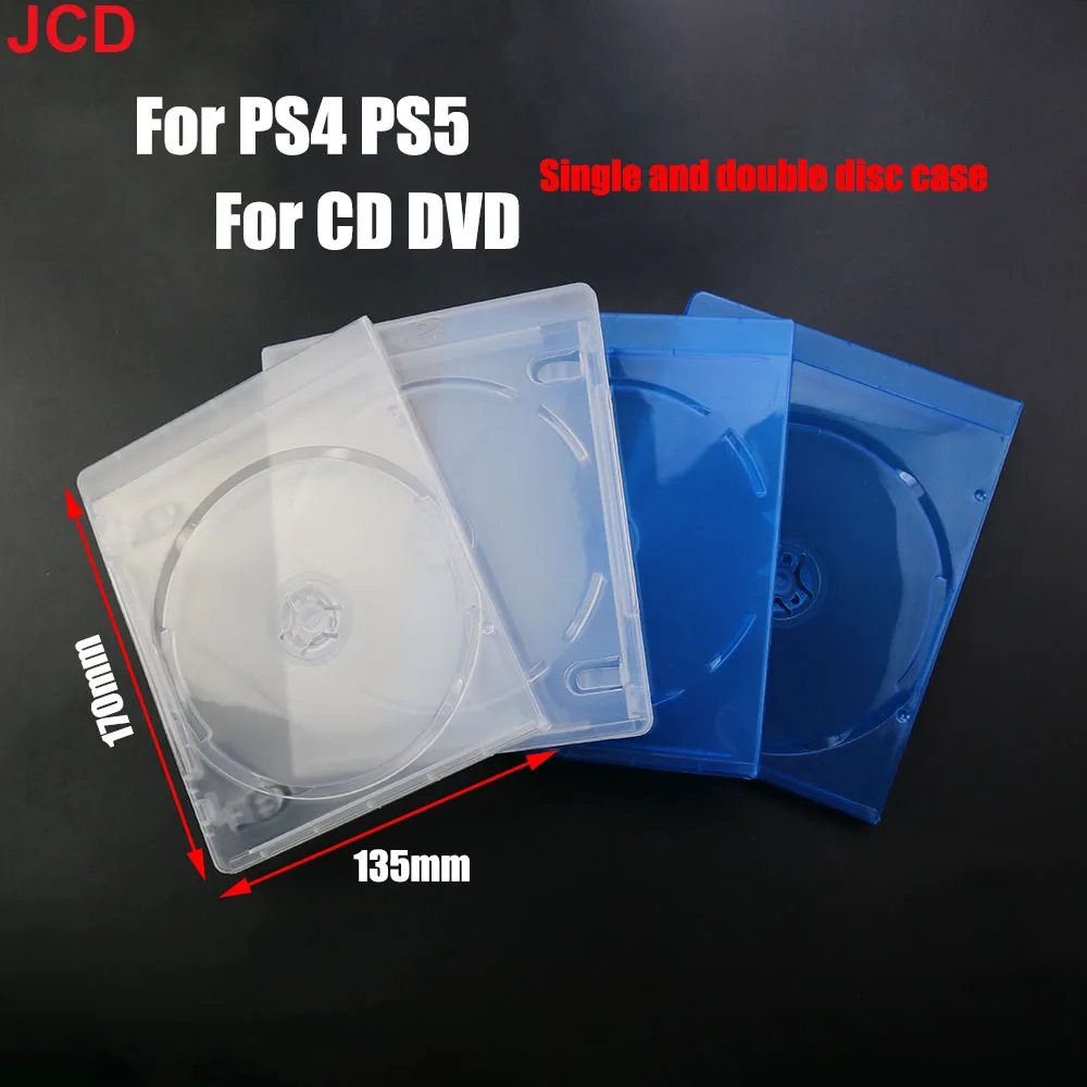 JCD-1pcs-For-PS5-PS4-Replacement-Empty-Game-CD-DVD-Box-Case-for-PS4 ...