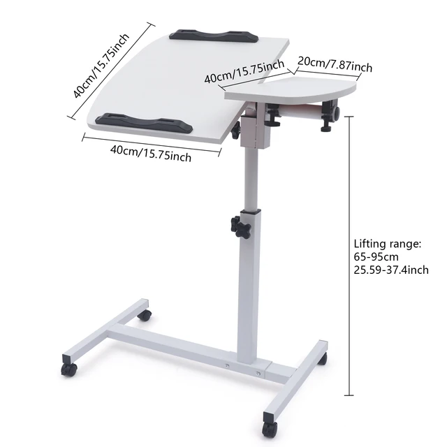 [Popular product] Angle & Height Adjustable Rolling Table: A Versatile ...