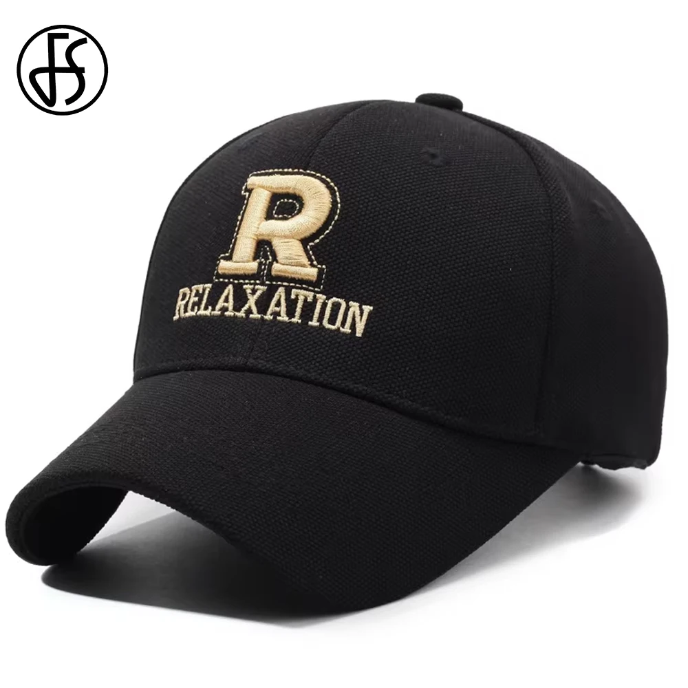 FS Luxury Golden Letter Baseball Caps For Men Cotton Brand Women ...
