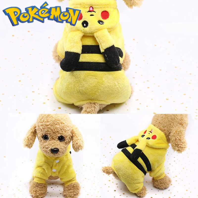 Pokemon-Pikachu-ropa-para-mascotas-peluche-Bichon-Pomerania-cachorros ...