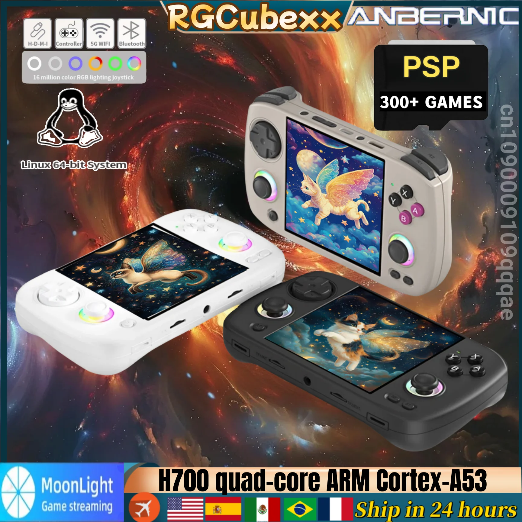 ANBERNIC-RG-CubeXX-Retro-Handheld-Games-Console-3-95-Inch-IPS-Screen ...