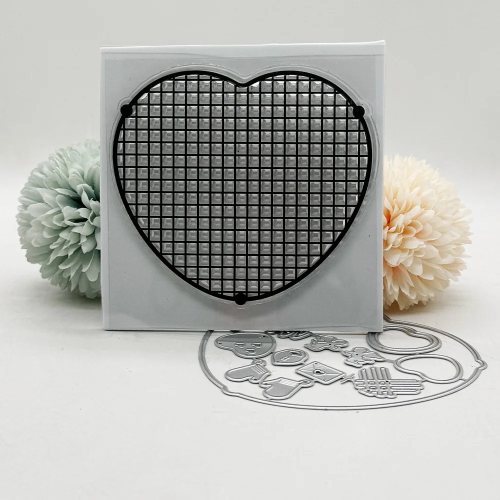 KSCRAFT-Heart-Cooling-Rack-Stamp-and-Dies-Cutting-Dies-Stencils-for-DIY ...