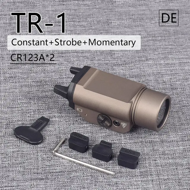 TR8 TR7 TR4 TR1 LED Pistol Gun Light With Red Dot Laser Pointer Sight ...