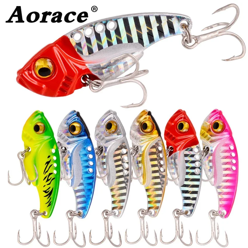 6pcs-Fishing-Lures-Spoon-For-Pike-6-Colors-With-Treble-Hook-Spoon ...