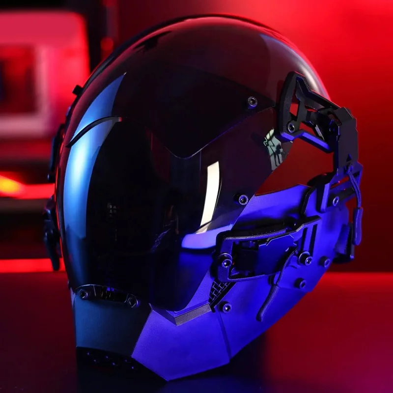 Cyber-Punk-Mask-Cosplay-Wear-Toys-Futuristic-Cool-Technology-Helmet ...