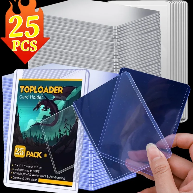 Hard Transparent Card Sleeves Plastic Cards storage Outer Protector PVC ...