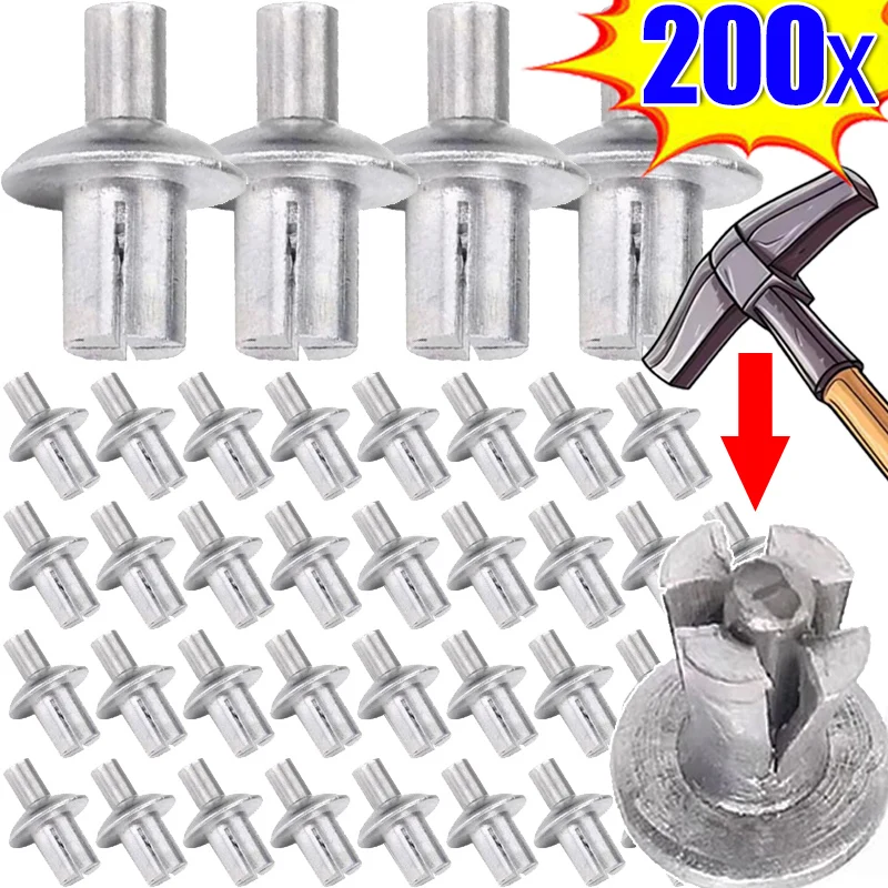 Hammer-Drive-Expansion-Rivet-Aluminum-Core-Nail-Head-Piercing-Rivets ...