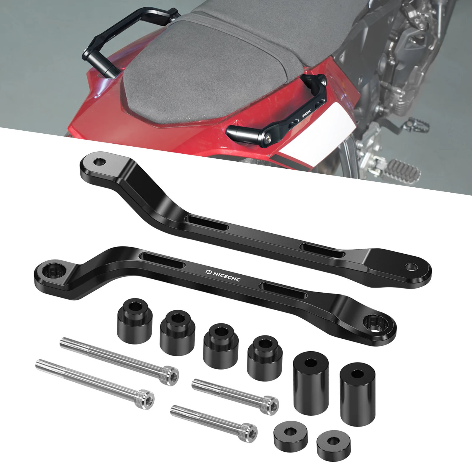 For 2022 Tenere 700 World Raid Grab Handles Motorcycle Passenger ...