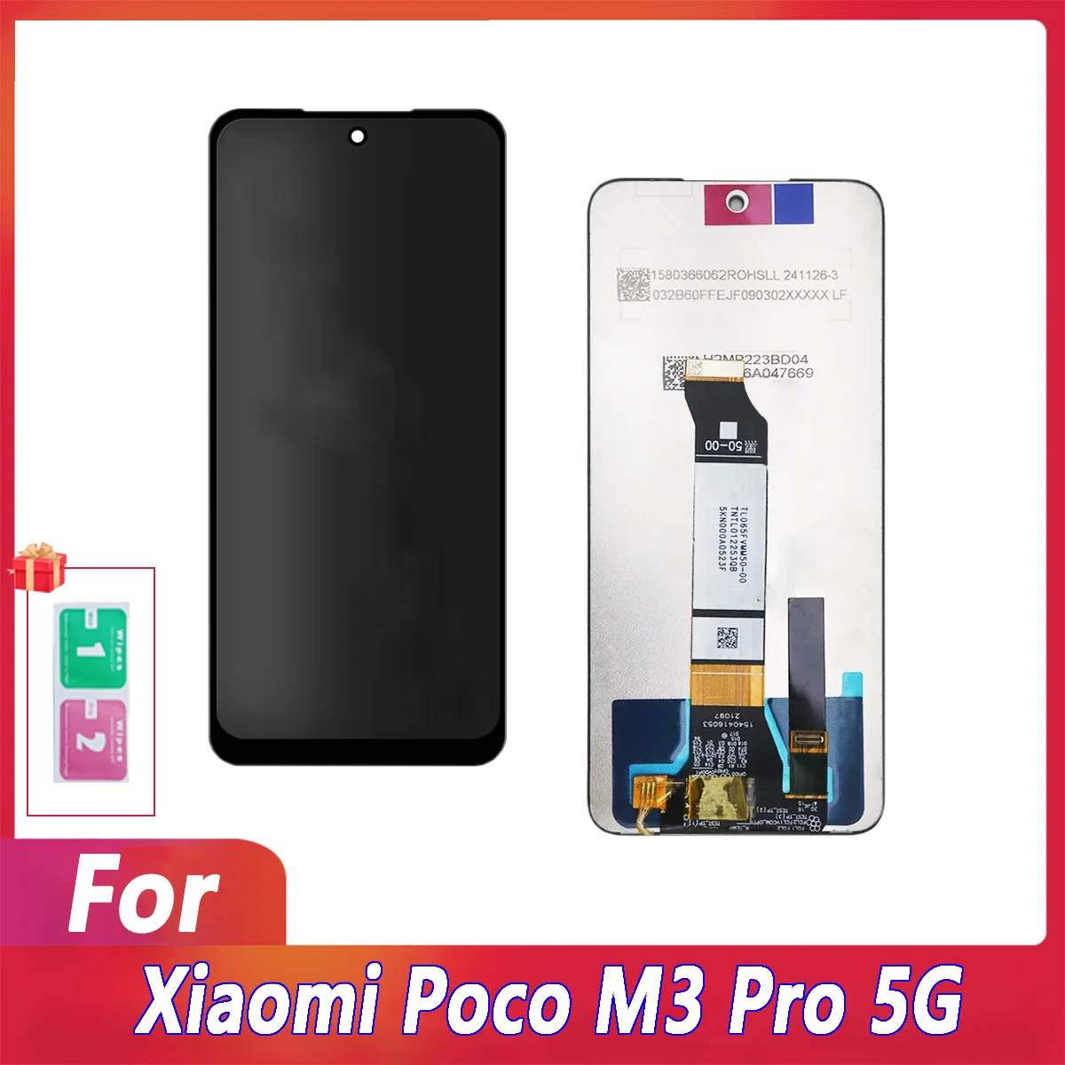 Super LCD For Xiaomi Poco M3 Pro 5G LCD 6.5'' Display Touch Screen with ...