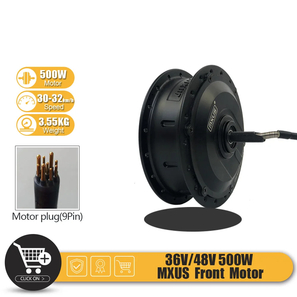 MXUS-Motor-de-Bicicleta-El-trica-Mountain-Bike-Front-Drive-Retrofit ...