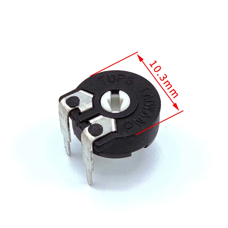 10-pcs-TOPS-adjustable-potentiometer-PT10-horizontal-screwdriver ...