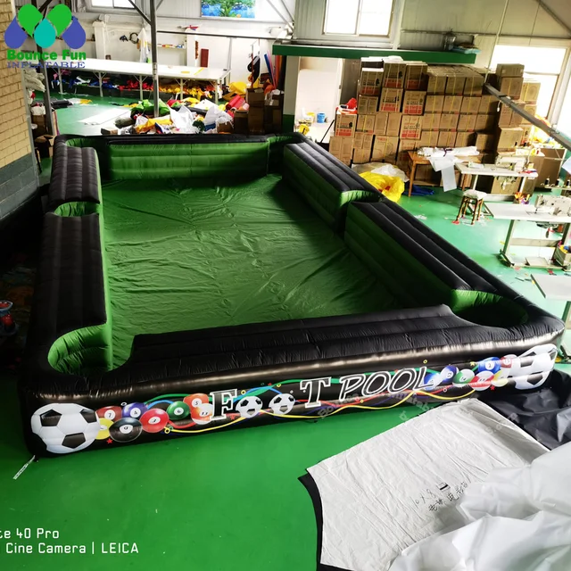 Hot Selling Human Inflatable Snooker Football/Soccer Table Pool ...