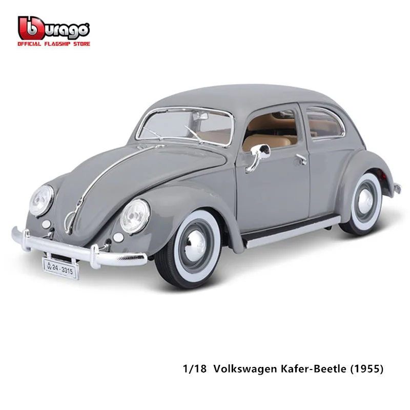 Bburago 1:18 1955 Volkswagen Kafer Beetle Alloy Classic Car Die Cast ...