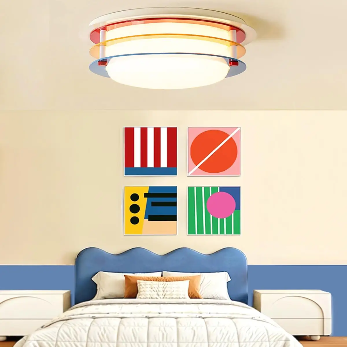 Memphis colorful ceiling lamp Modern art design ceiling lights Children ...