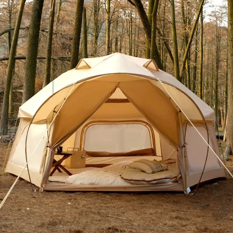 tent-camping-for-8-people-Bionic-Design-Huge-Frog-Tent-Hexagon-Tent ...