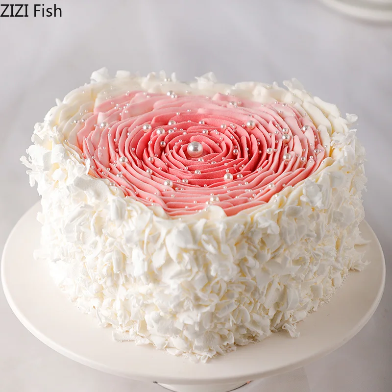Love-Simulation-Cake-Model-Creative-Decorated-Cream-Fake-Cake-Modern ...