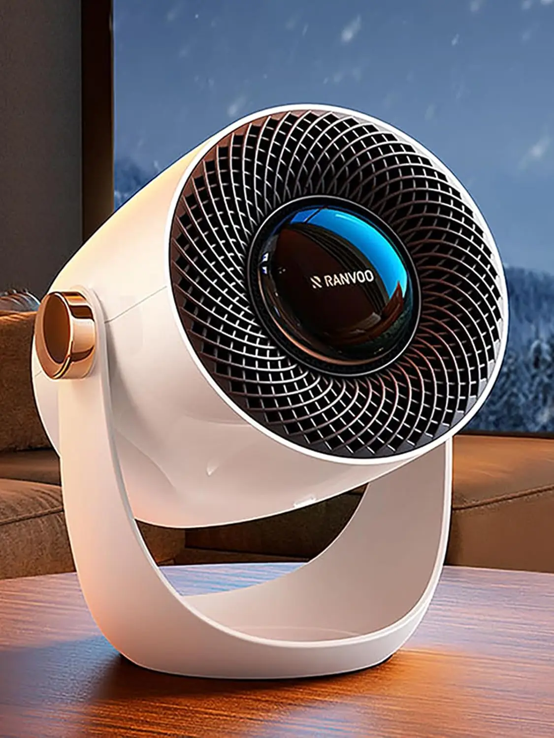 Graphene Portable Heater, White, 120° Tilt, Safe Smart Protection ...