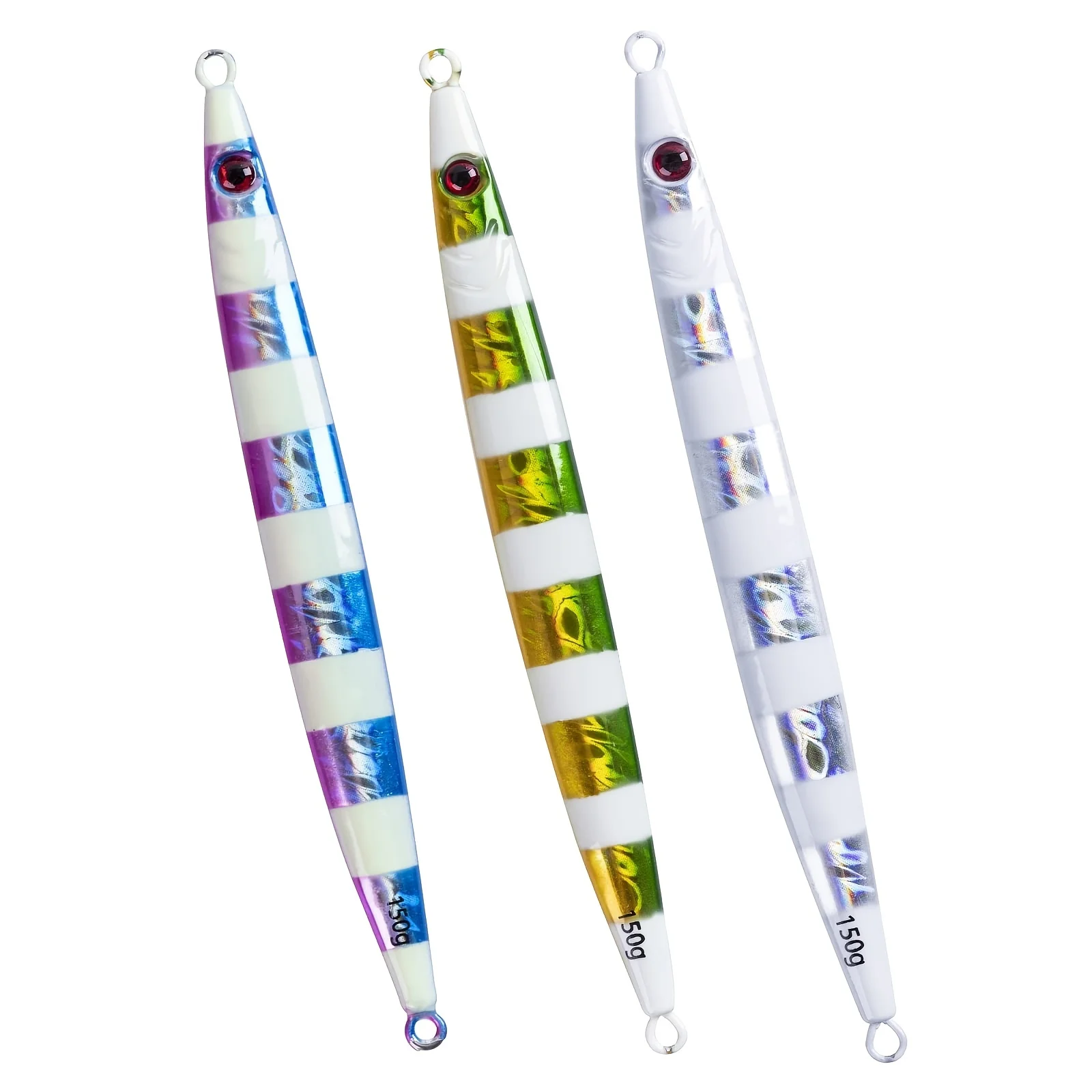 100g-150g-1-pcs-Vertical-Fishing-Jigging-Lure-Glow-Deep-Sea-Fast-Fall ...