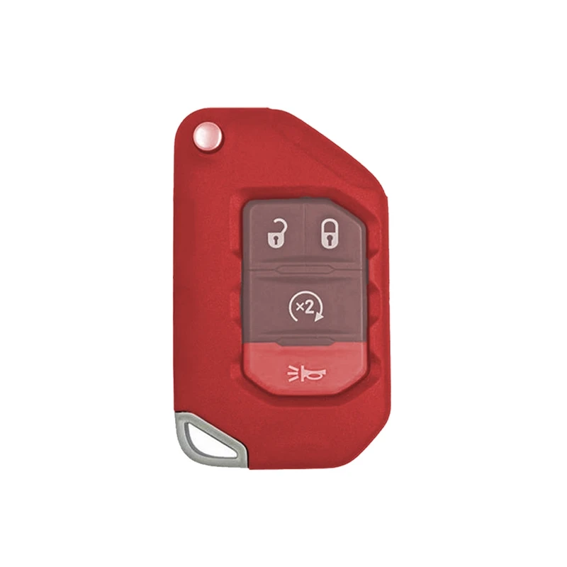 Car Flip Key Case Protective Cover Bracket For Jeep Wrangler Jl Jlu ...
