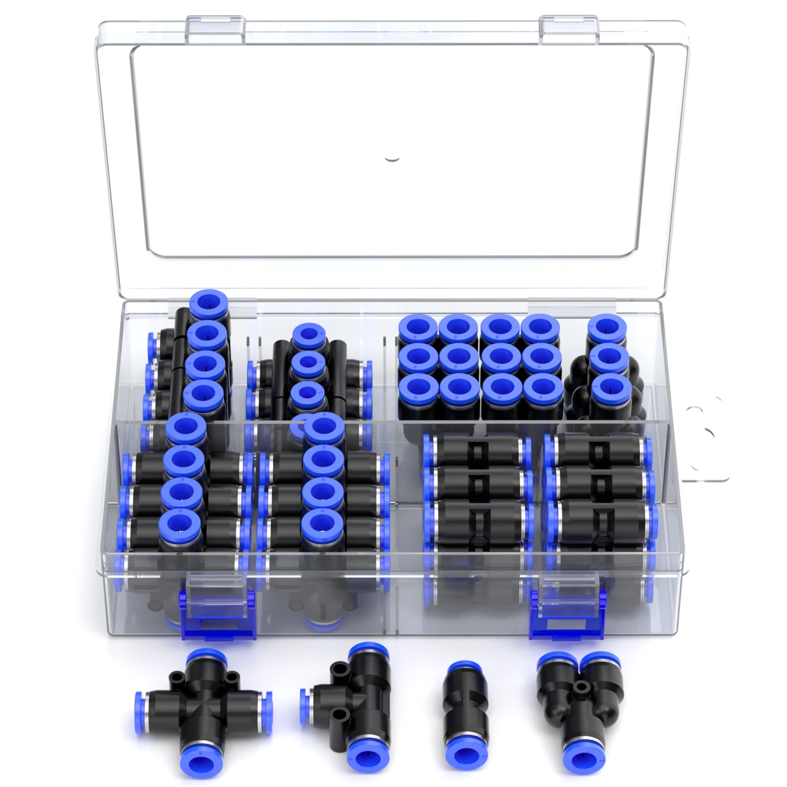 PU PE PV PY box 4/6/8/10/12/14/16mm pneumatic hose connector kit ...
