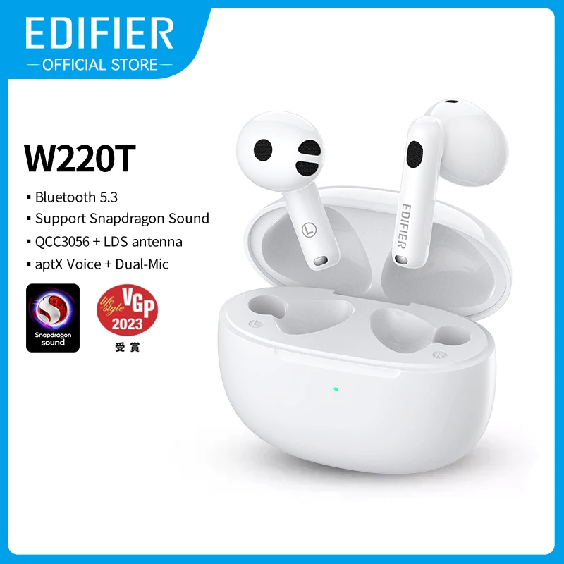 Edifier-W220T-Wireless-Bluetooth-Earbuds-TWS-Snapdragon-Sound-aptX ...