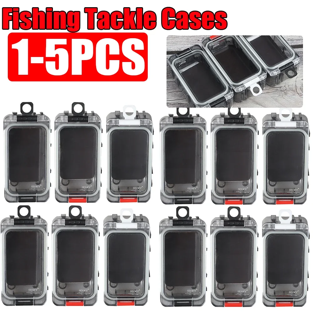 1-5PCS Fishing Tackle Case DIY Fishing Bait Storage Case Double-layer ...