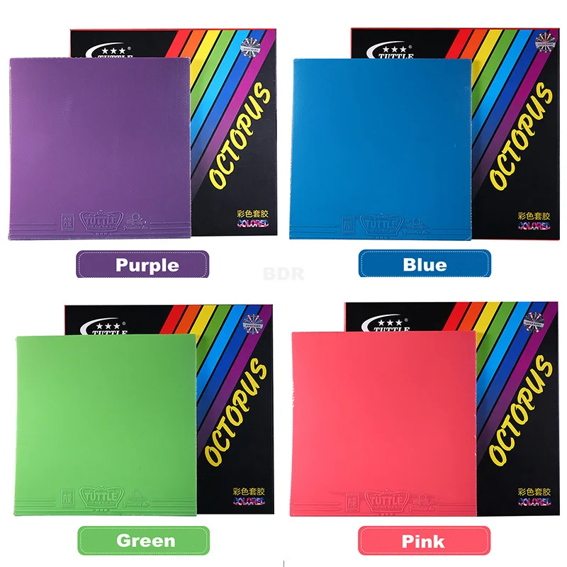 OCTOPUS Colorful Table Tennis Rubber High Resilience Ping Pong Rubber ...