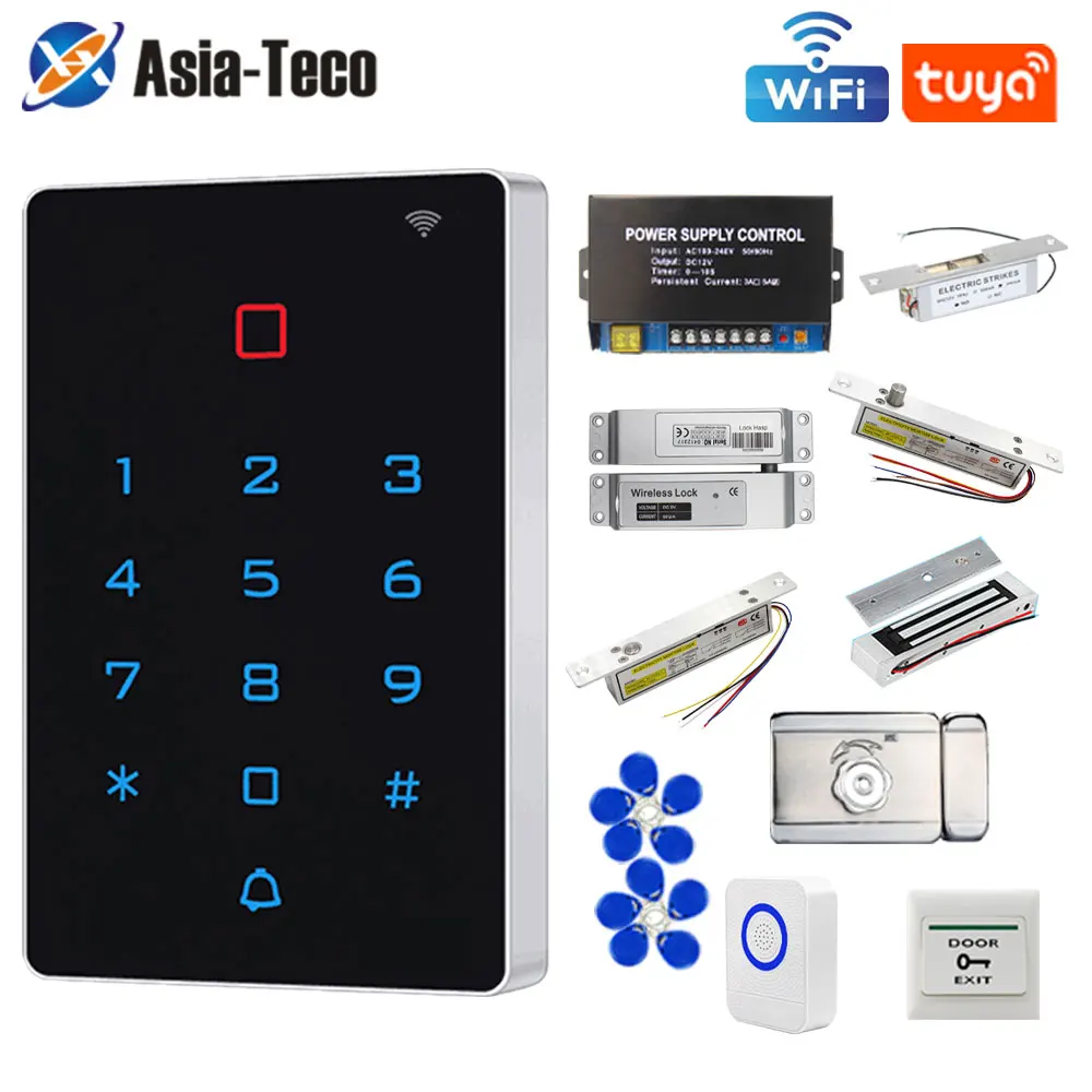2-4GHz-Wifi-Tuya-App-RFID-Access-Control-Kits-Keypad-2000User-125KHz ...