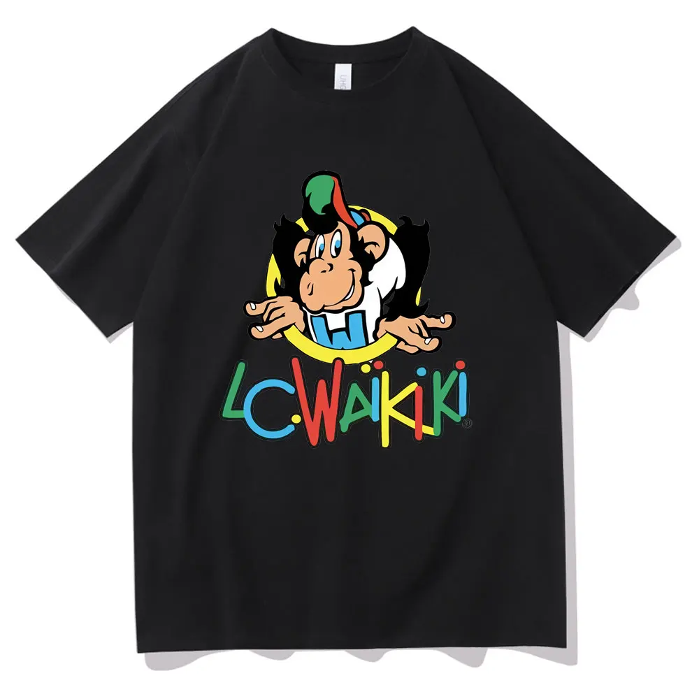 Monkey-Graphic-Print-Tshirt-Lc-Waikiki-Monkey-Merchandise-T-Shirt-Tops ...