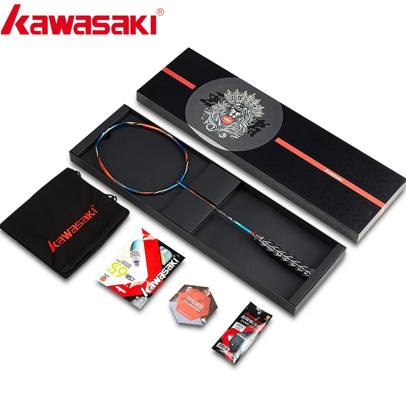 Kawasaki Original Badminton Racket King K9 All-around Type T Join Power ...