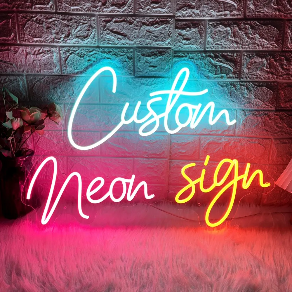 Letrero-Led-de-ne-n-personalizado-con-nombre-personalizado-luces-LED-de ...
