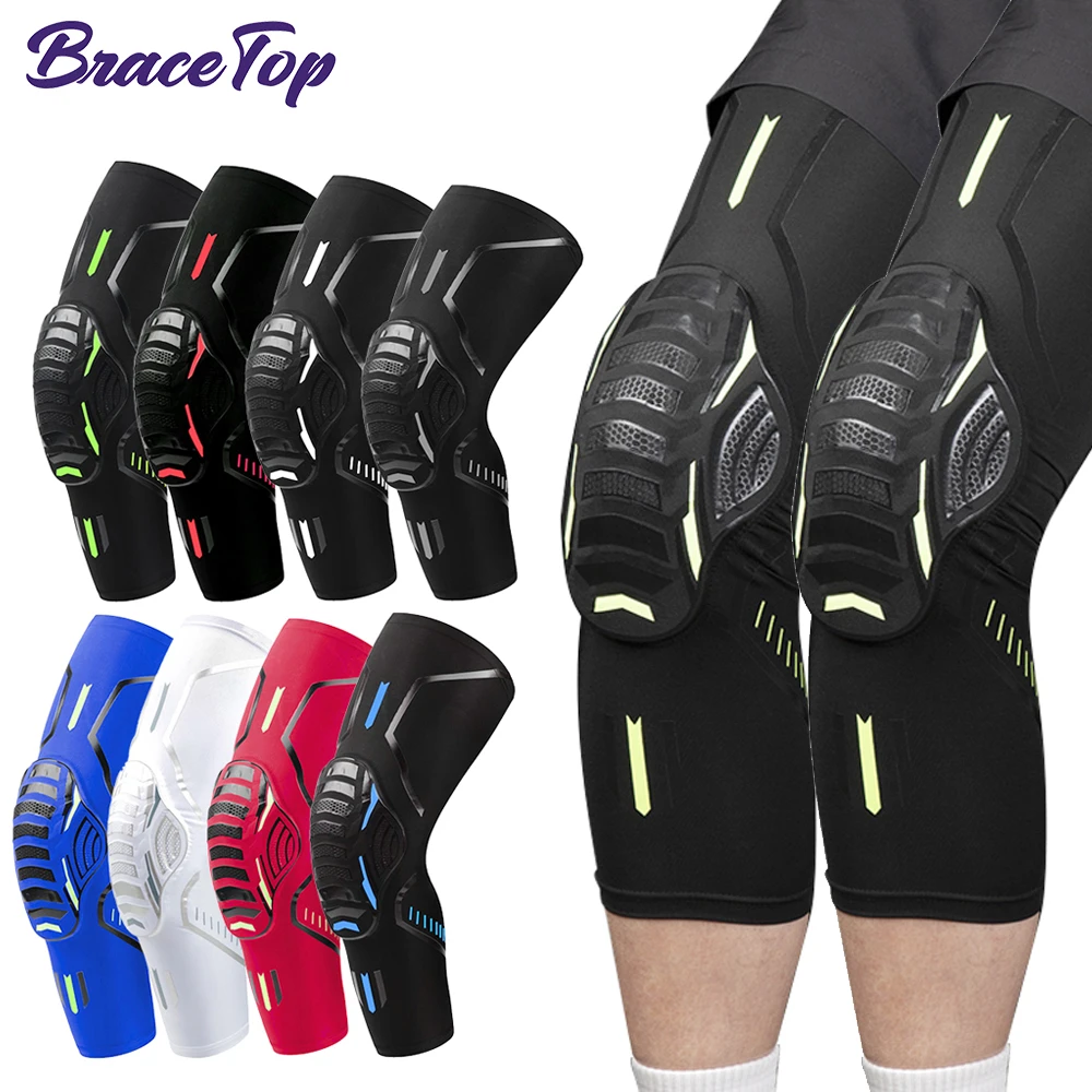 BraceTop 1 Pair Anti-collision Knee Pad Bike Cycling Protection Knee ...