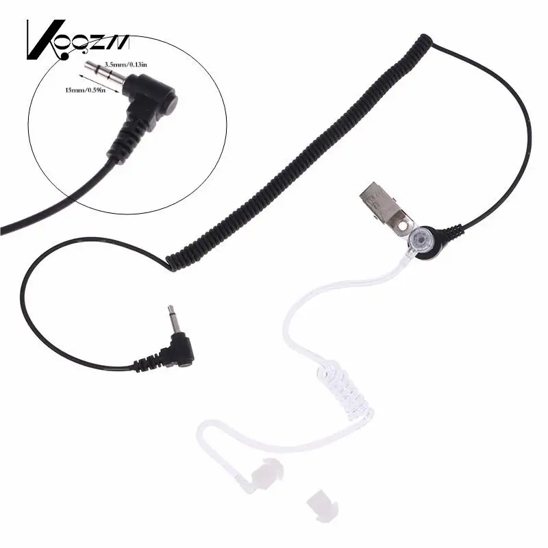 Straight-Listen-Only-Transparent-Flexible-Acoustic-Tube-Earpiece-3-5mm ...